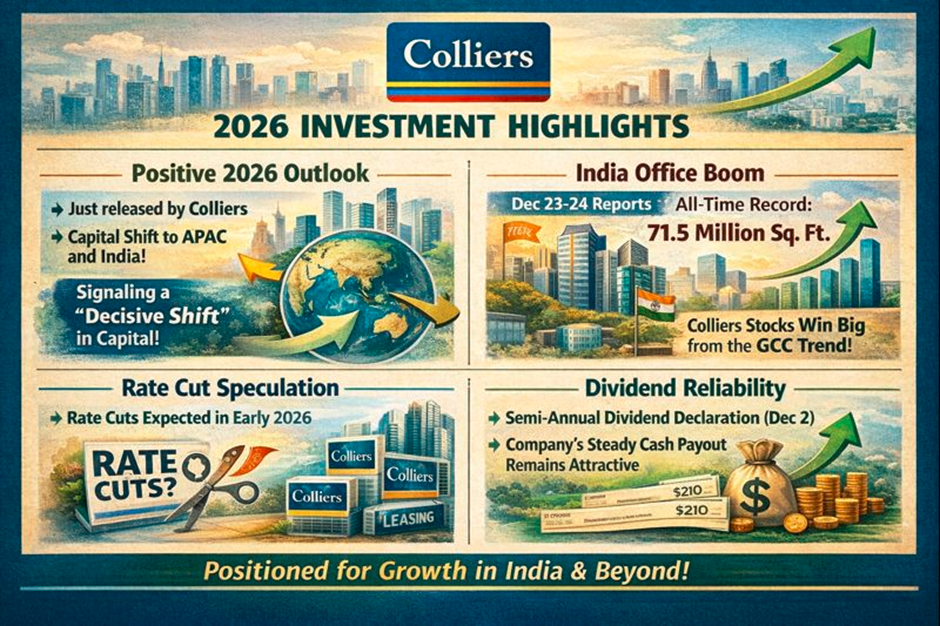 Real Estate Giant Colliers Edges Higher: Why This Yield & Growth Play ...